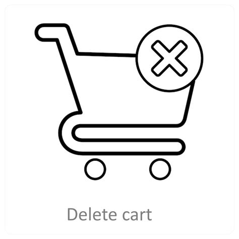Premium Vector Delete Cart