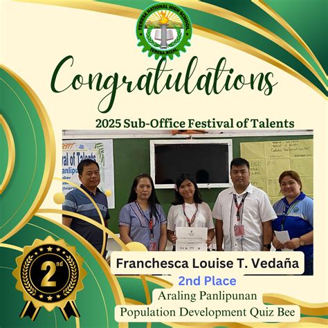 deped tayo rizal teresa national high school tnhs huge