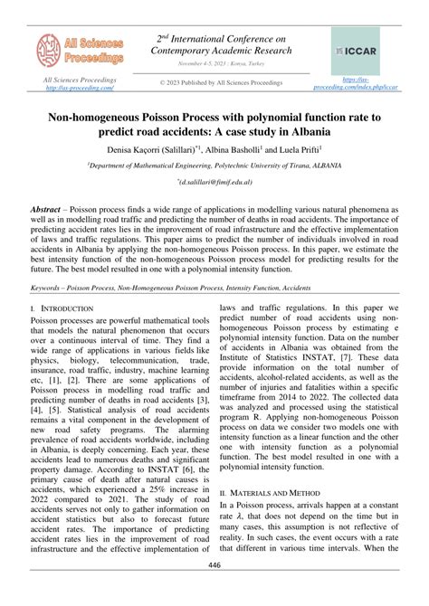 Pdf Non Homogeneous Poisson Process With Polynomial Function Rate To