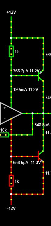 Transistors What Is The Origin Of Negative Offset In This Amplifier Circuit Electrical