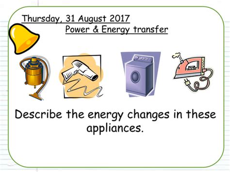 New Aqa Gcse Trilogy Physics Power And Calculations Teaching Resources