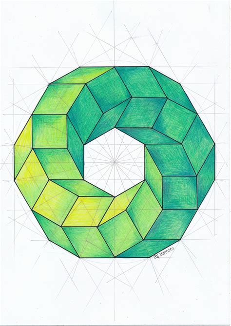 Handmade Geometric Drawing