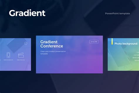 Gradient Powerpoint Template Creative Powerpoint Templates ~ Creative Market
