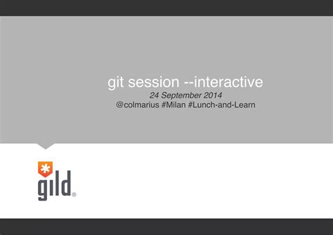 Git Session Interactive Ppt