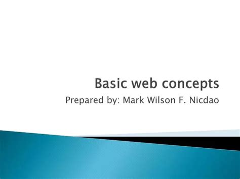 Ppt Basic Web Concepts Powerpoint Presentation Free Download Id