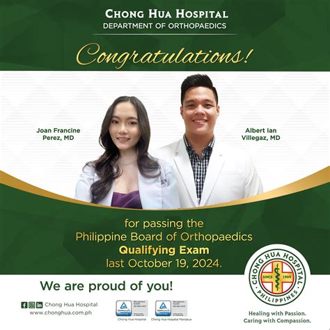 Chong Hua Hospital Congratulations Doctors Chong Hua Hospital
