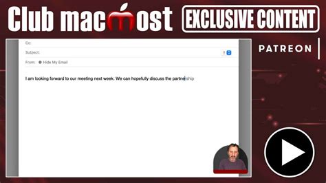 club macmost exclusive inline predictive text