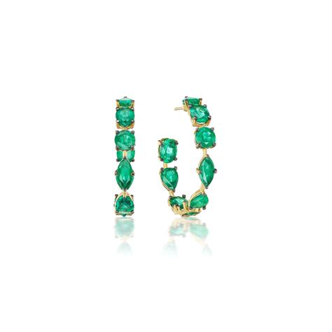 Emerald Hoops Anne Baker