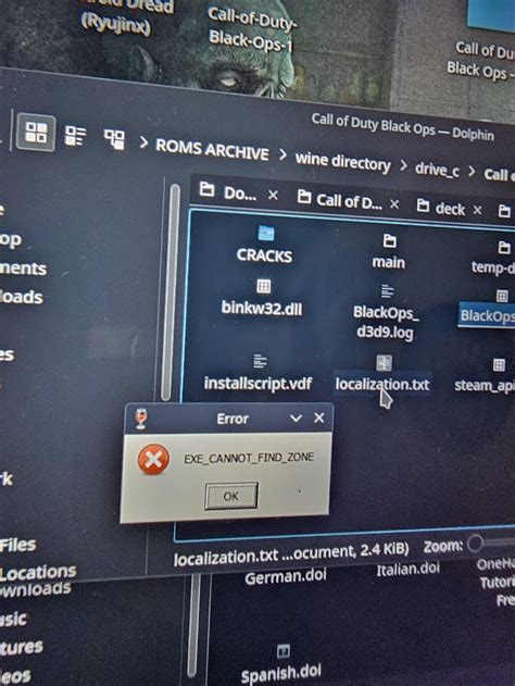 I Get This Error While Trying To Execute The Launcher Of A Black Ops 1