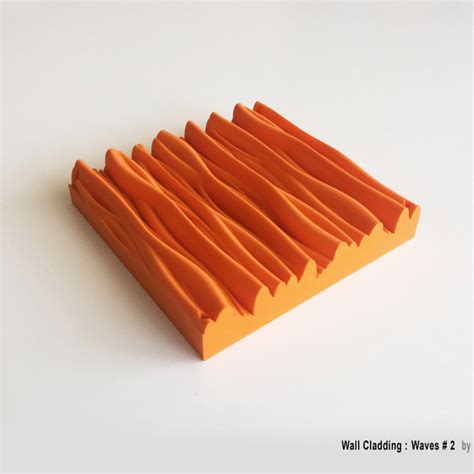 3d Printable Wall Cladding Waves 2 By David Mussaffi 3d Printable Wall Cladding Waves 2 By David Mussaffi