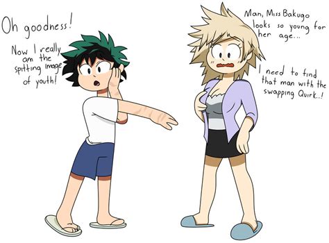 Swapping Quirk in Action! 1 (Com) by Dez-A-Sketch on DeviantArt