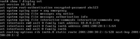 IPv Static Routes On Juniper Routers Ipcisco