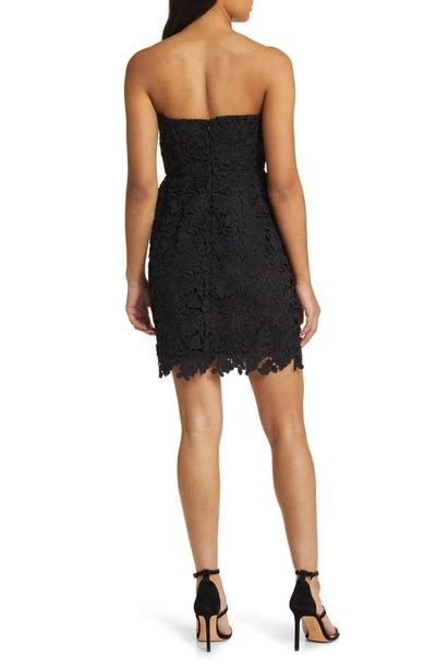 Sam Edelman Lace Strapless Mini Dress Black Modesens
