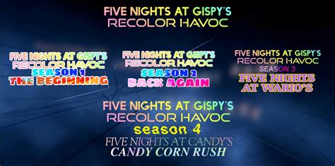 Five Nights At Gispys Recolor Havoc Logos By Marvelous554 On Deviantart