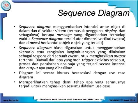 Pertemuan 5 Sequence Diagram Sequence Diagram Sequence Diagram