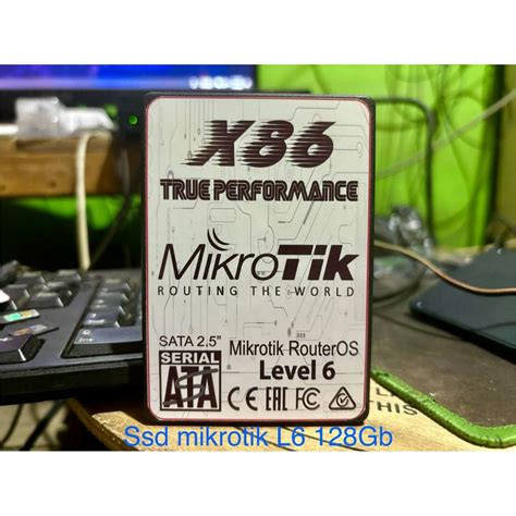 Jual Ssd Mikrotik Level6 X86 64bit Bebas Downgrade Upgrade Shopee Indonesia