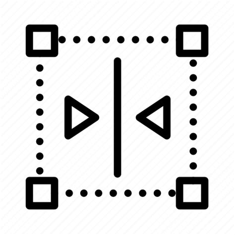 Node Mirror Vertical Edit Tool Icon Download On Iconfinder