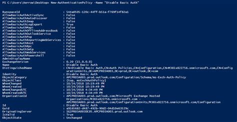 Disabling Basic Authentication On Exchange Online Aerrow