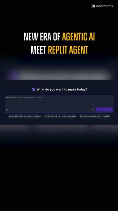 ai agenticai replit automation futureofcoding clearmatrix