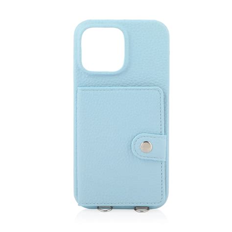 Buy Iphone Case With Strap Sky Blue Online In Kuwait Boutiqaat