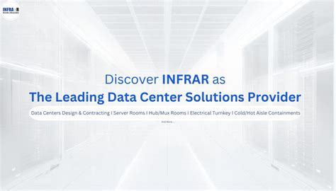 Infrar Solutions On Linkedin Datacentersolutions Innovation Techleadership