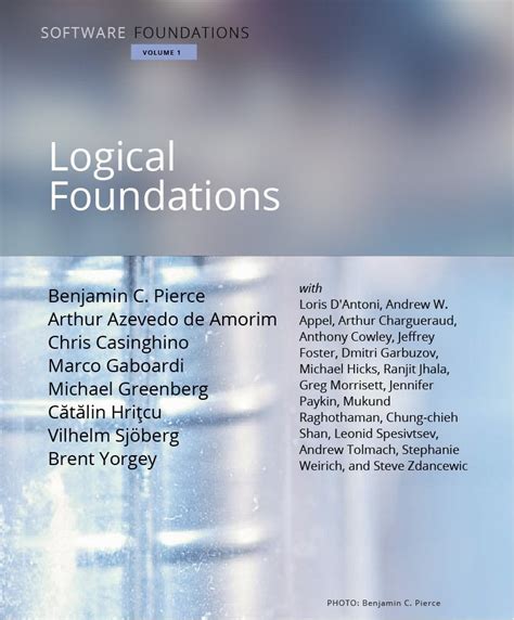 Software Foundations Series Logical Foundations Programming Language