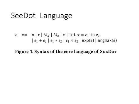 see dot compiling ml to io t devices