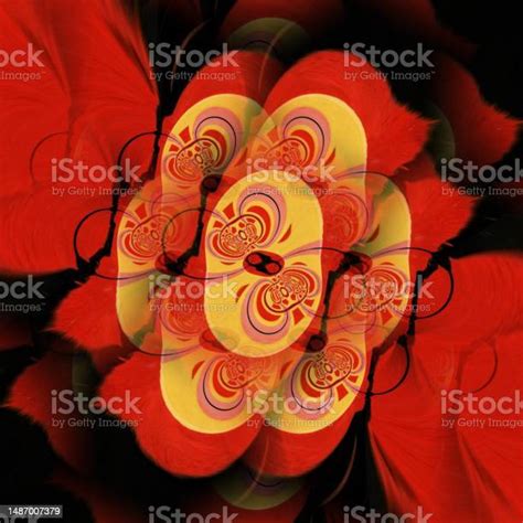 검은색 바탕에 빨간색 노란색 금색의 기하학적 패턴과 디자인 0명에 대한 스톡 사진 및 기타 이미지 0명 3차원 형태 건축물 Istock