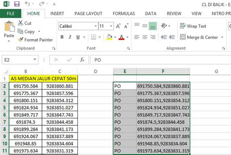 Plot Data Titik Koordinat Excel Ke Autocad Bayurobbi