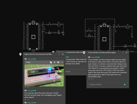 Schematic For Rpi Pico Examples · Flux