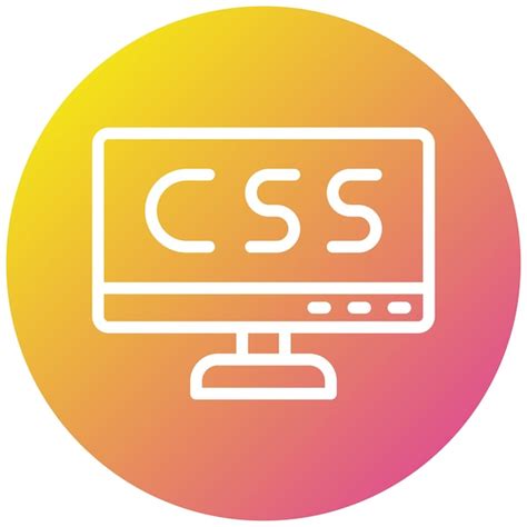 Premium Vector Css Vector Icon Design Illustration