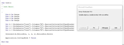 Xl 365 Macro Permettant De Supprimer Les Lignes Contenant Des
