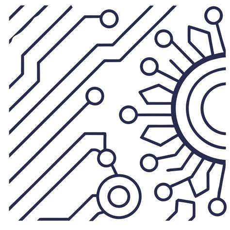 Create Seamless Tile Patterns Using Abstract Circuit Board Motifs And Digital Data Flows With