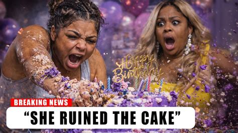 Birthday Chaos Chrisean Rock Ruins Miss Nikkis Cake Live Youtube