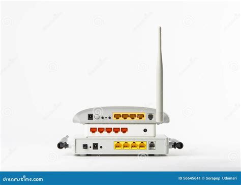 Wireless Modem Router Network Hub Stock Image Image Of Rj Internet