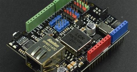 Dfrobot Ethernet And Poe Shield For Arduino W5500 Chipset Dfrobot