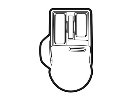 Touch Mouse Case Set Crazy Banana