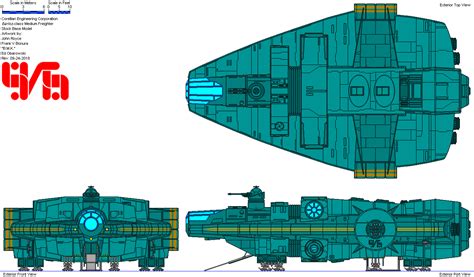 Corellian Engineering Corporation Barloz Class Medium Freighter Model