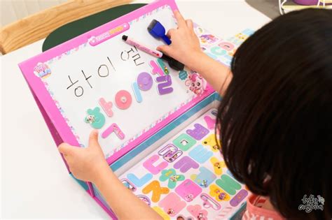 4살 여아 장난감 선물 캐치티니핑 아기자석놀이 유아자석보드 네이버 블로그