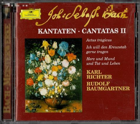 Bach Cantatas Ii 196467 Cd Karl Richter Bach Meisterwerke