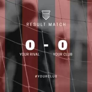 Editable Match Results Templates