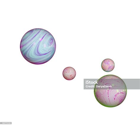 여러 가지 빛깔의 무지개 빛깔의 구 3d 렌더링 흰색 배경에 고립 된 무지개 빛깔의 빛나는 구체 0명에 대한 스톡 사진 및 기타 이미지 Istock