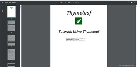 Springboot学习 Thymeleaf模板引擎 阿里云开发者社区