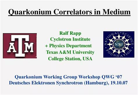 Ppt Quarkonium Correlators In Medium Powerpoint Presentation Free Download Id 4777984