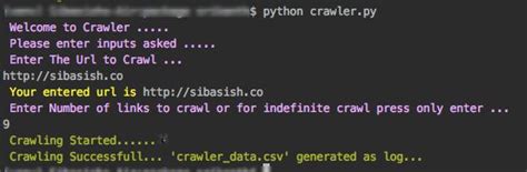 Github Iamsibasishsimplecrawler A Simple Crawler With An Option To