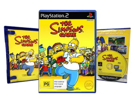 The Simpsons Game Ps2 Nz Print Complete Appleby Games
