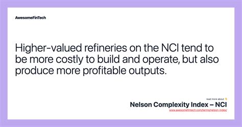 Nelson Complexity Index Nci Awesomefintech Blog