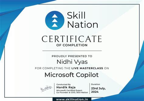 Nidhi Vyas On Linkedin Microsoftcopilot Certified