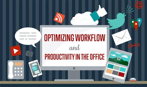 Optimizing Workflow In The Office Infographic Visualistan