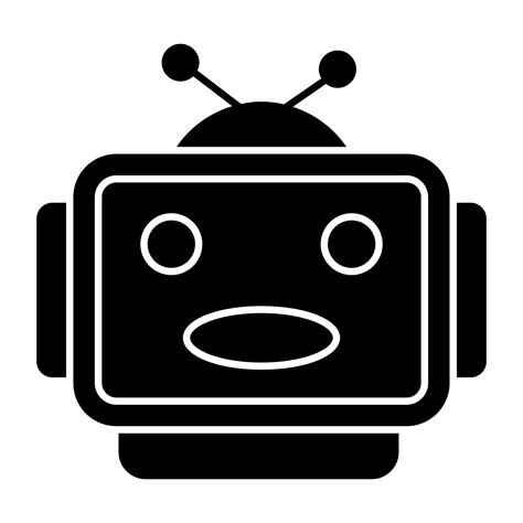An Icon Design Of Talk Bot 24167228 Vector Art At Vecteezy